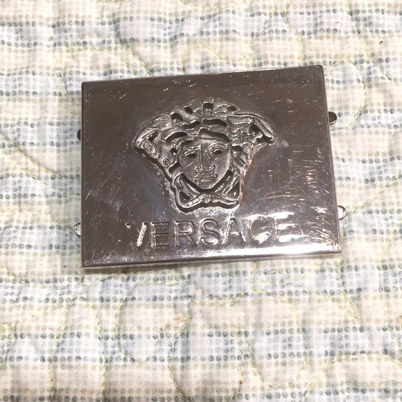 Versace | Accessories | Versace Belt Clip Silver Tone Gianni Versace ...